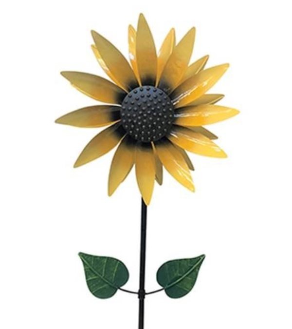 Bright Yellow Sunflower Kinetic Wind Spinner