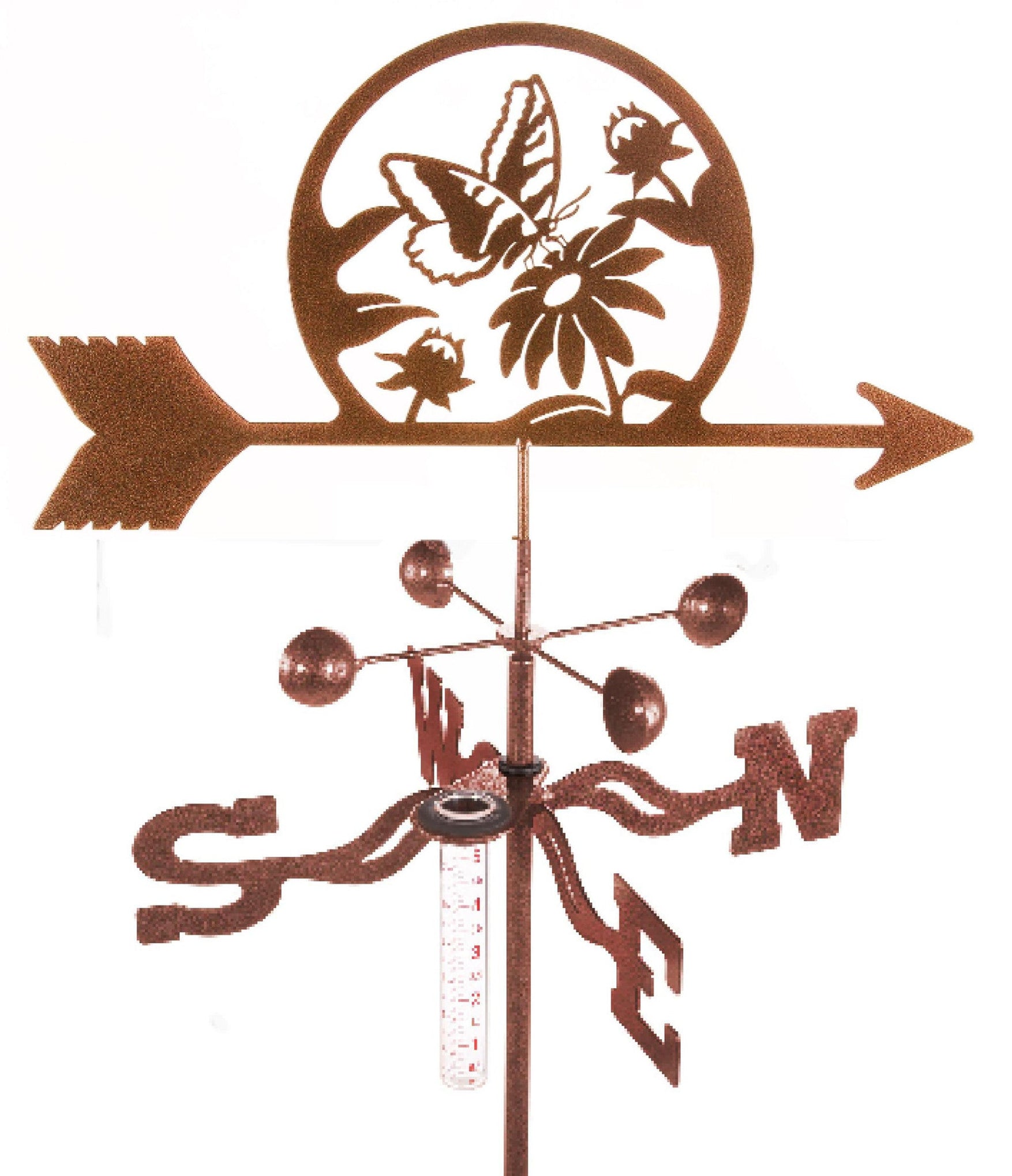 Get Butterfly & Flowers Weathervane Now | In the Garden and More