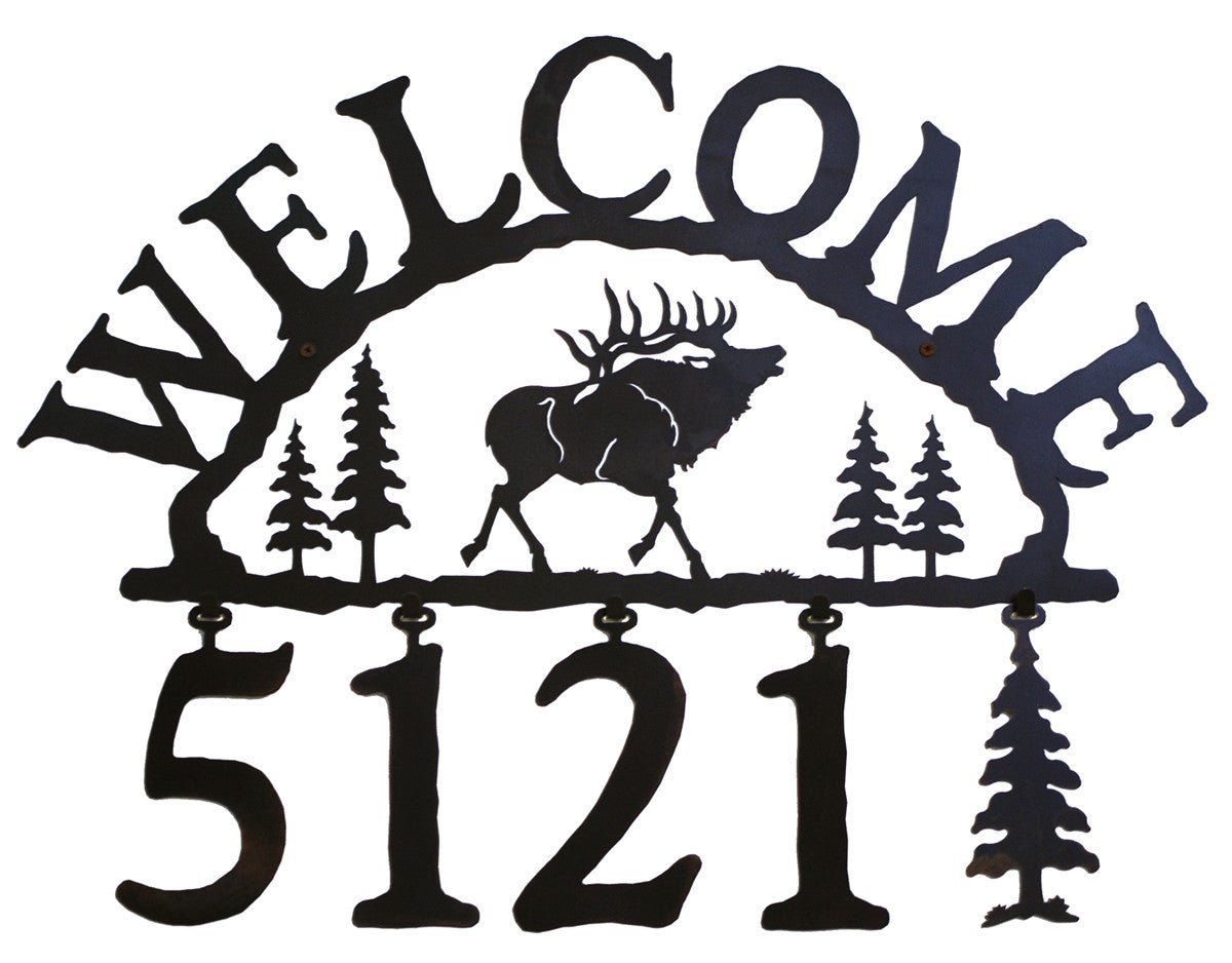Shop Now | Elk Handcrafted Welcome Address Sign